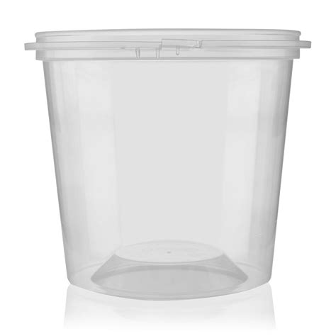 380ml Clear Plastic Food Tub 93mm Te Finish Plasdene Glass Pak Pty Ltd
