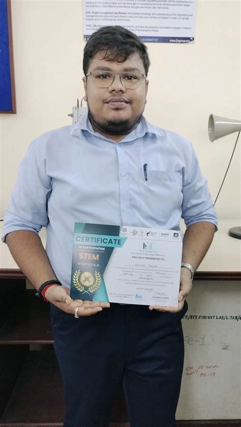 I Have Completed The Stem Robotics And Ai Training Organized By Livid