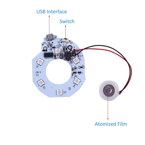 Atomizing Humidifier Module 5v Usb Atomization Board