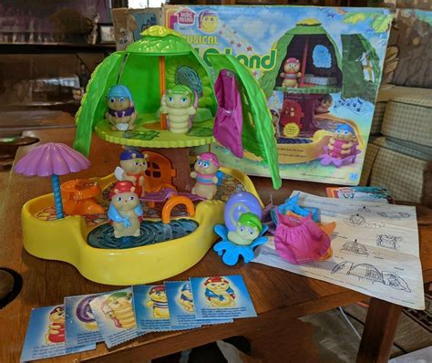 Glo Land Musical Treehouse Mib 6 Glo Figures Complete 1985 Hasbro Glo