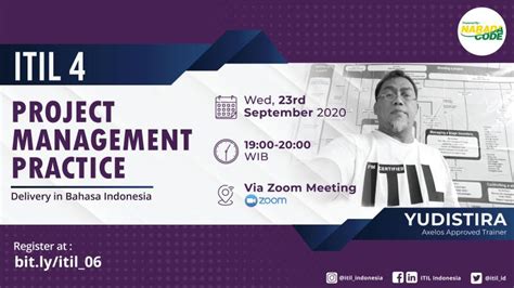 Itil®️ Indonesia On Linkedin Itilindonesia Itsm Community Meetup Free Online Information…