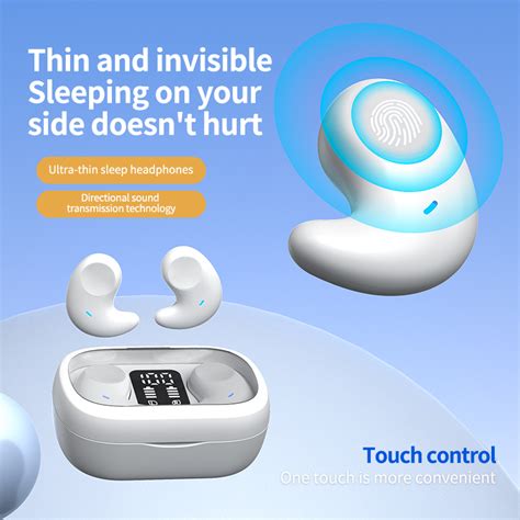 TWS Wireless Bluetooth Headset Ultra Thin To The Ear Side Sleep Without Pain Sleep Headset