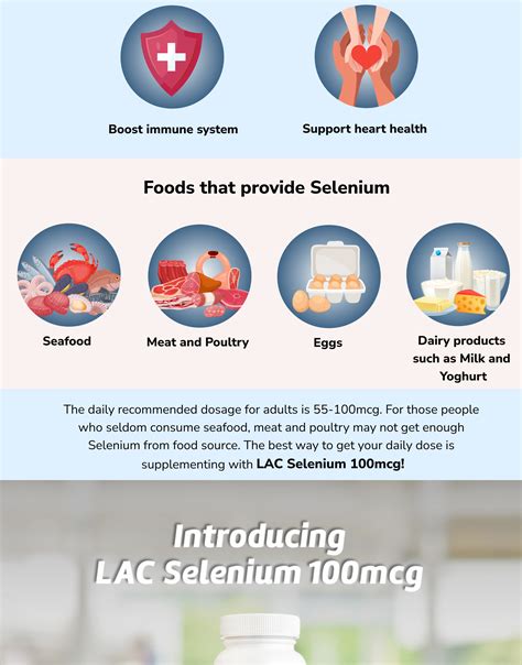 Lac Minerals Selenium 100mcg 100 Tablets Shopee Singapore