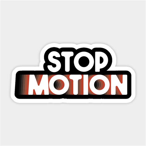 Stop Motion Animation Sticker Teepublic