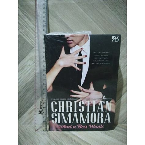 Jual Novel Original What A Boss Wants By Christian Simamora Shopee