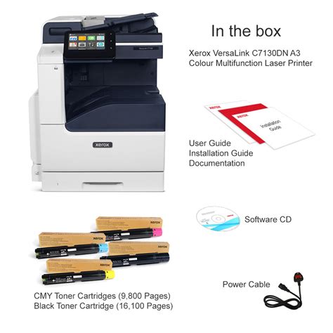 Xerox Versalink C7130dn A3 Colour Multifunction Laser Printer C7130v Dn