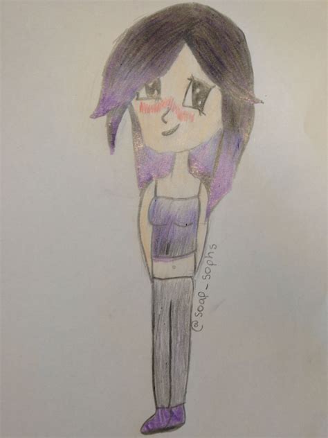 Here Is A Drawing I Did Of Aphmau Aphmau Art Drawing Aphmau Drawings Art Art Background