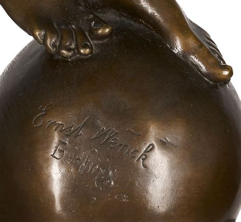 Ernst Wenck Bronze Goddess Of Peace Sold At Auction On 6th July Case