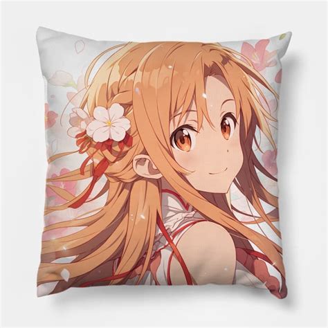 Cute Asuna Anime Pillow Teepublic