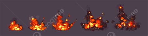 Animated flame / Fire sprite Sheet