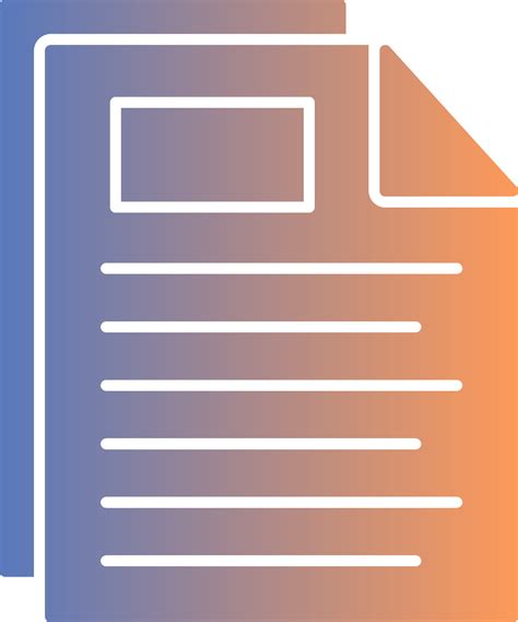 Document Gradient Icon 37794882 Vector Art At Vecteezy
