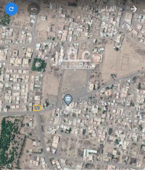 أراضي للإيجار في ابو عريش تطبيق عقار