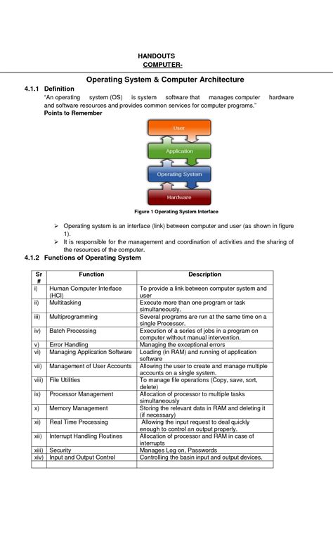 Solution Operating System Computer Architecture Notes Studypool