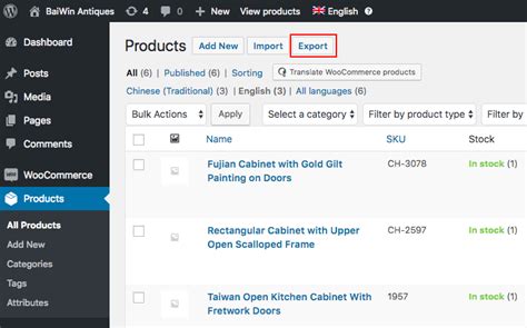 Importing Translated Products For Free In Woocommerce La Boîte à Coder