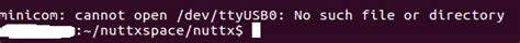 Linux Minicom Is Not Starting Stack Overflow