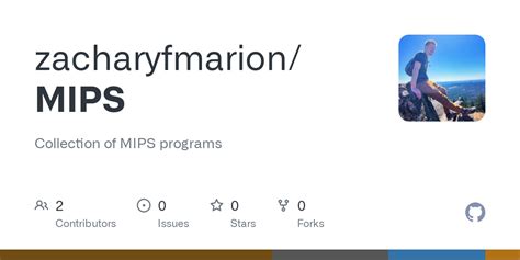 Github Zacharyfmarion Mips Collection Of Mips Programs