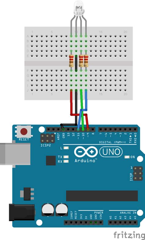 Guia De Montagem Como Conectar E Utilizar Um Led Rgb Com Arduino