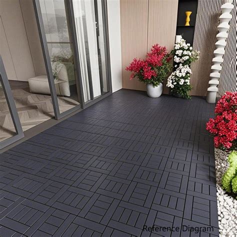Man Wah Interlocking Polypropylene Deck Tiles For Outdoor And Indoor Easy