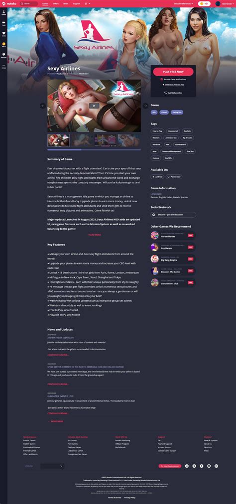 FreeOnes Gives Porn Site Sexy Airlines An Overall Review Rating Of 9 06