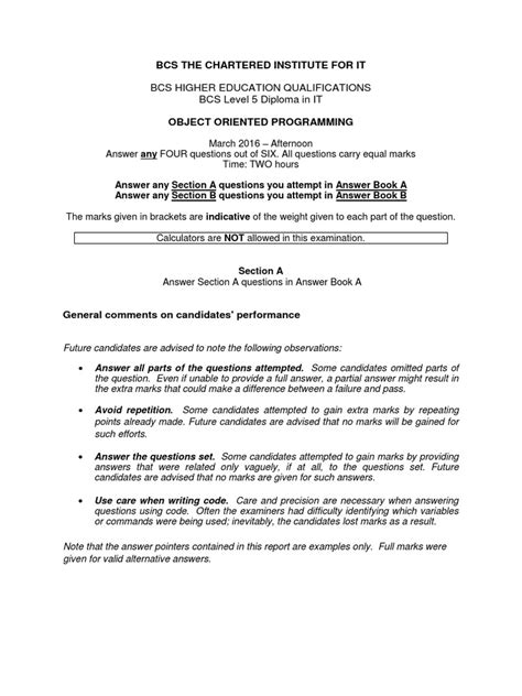 Heq Mar16 Dip Oop Report Pdf