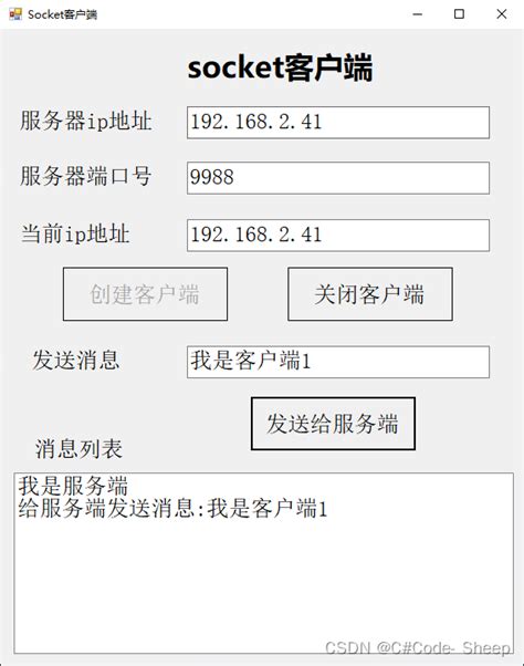 C 运用socket，创建服务端和客户端，一个服务端可和多个客户端发送接收消息c Socket服务端连接多个客户端 Csdn博客