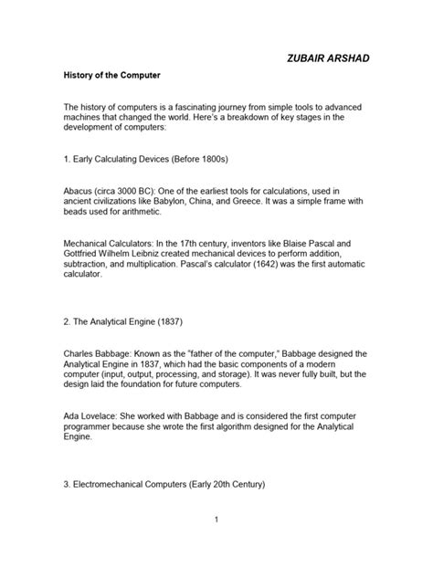 Sir Usman Mids Notes Pdf Random Access Memory Computer Data Storage