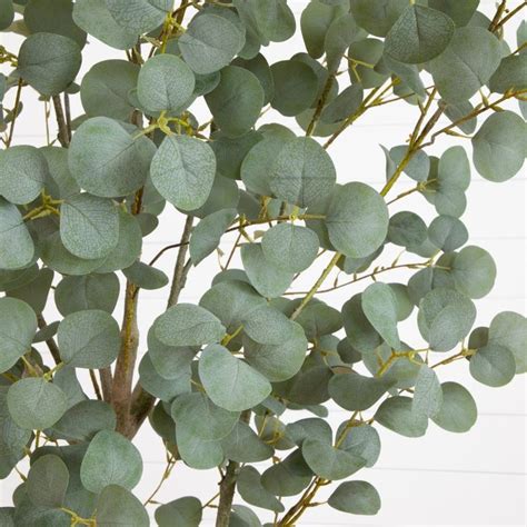 75 Faux Eucalyptus Tree Realistic Indoor Greenery Eds Plant Shop