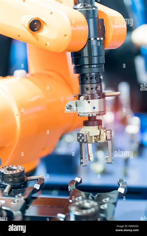 robotic and automation system control application on automate robot arm