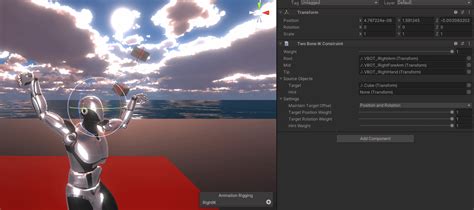 Unity Ik Acting Strangely It Works Fine For My Characters Head Being
