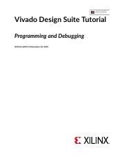 Ug Vivado Tutorial Programming Debugging Pdf See All Versions Of This Document Vivado