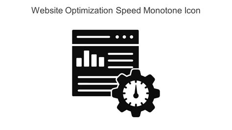 Website Optimization Speed Monotone Icon In Powerpoint Pptx Png And