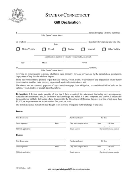 Form Au 463 Fill Out Sign Online And Download Printable Pdf Connecticut Templateroller