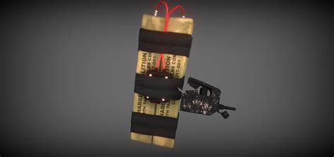 C 4 Explosive Model Turbosquid 1522113