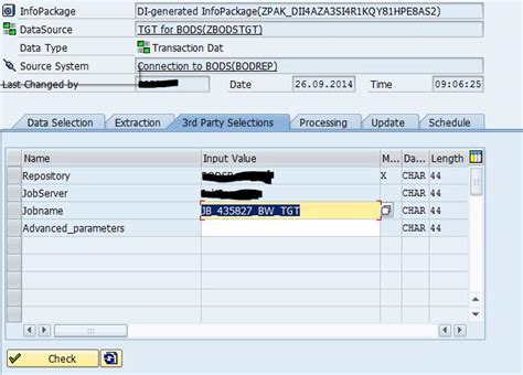 Step By Step Data Loading From Bods To Bw Target Sap Community