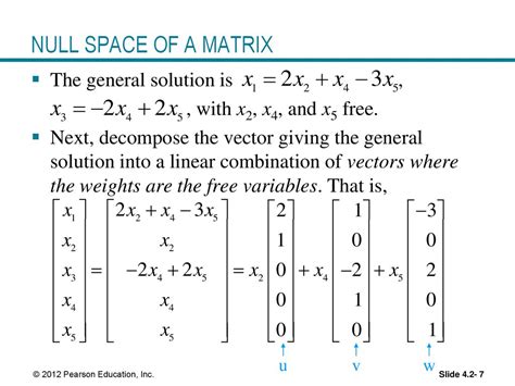 Null Spaces Column Spaces And Linear Transformations Ppt Download