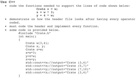 solved use c code the functions needed to support the
