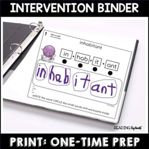 Science Of Reading Intervention Decoding Multisyllabic Words Explore 3