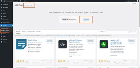 Installing The Plugin