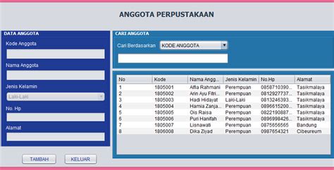 download aplikasi perpustakaan java netbeans