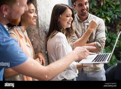 Programmers Cooperating At IT Company Developing Apps Stock Photo Alamy