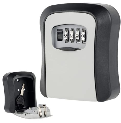 Key Safe Box Code Lock Storage Key Box Outdoor Wall Mounted Security