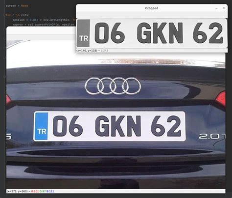 Github Binnurozcan Plate Detection Cv2 License Plate Detection With