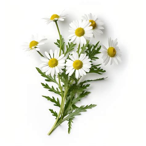 Premium Ai Image Isolated Of Chamomile Leaf A Soothing Herb With