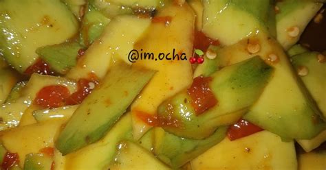 Resep Rujak Mangga Muda Pedes Seger oleh im.ocha🍒 - Cookpad