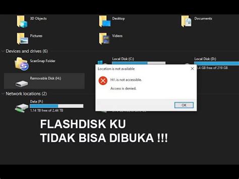 Cara Mengatasi FLASHDISK Access Denied YouTube