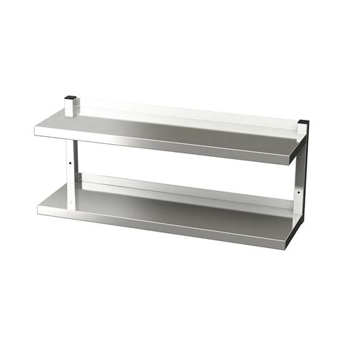 ᐉПолиця навісна дворівнева СТАЛЬ КОВ