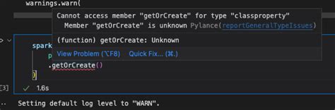 Cannot Access Member To For Type None Member To Is Unknownpylance