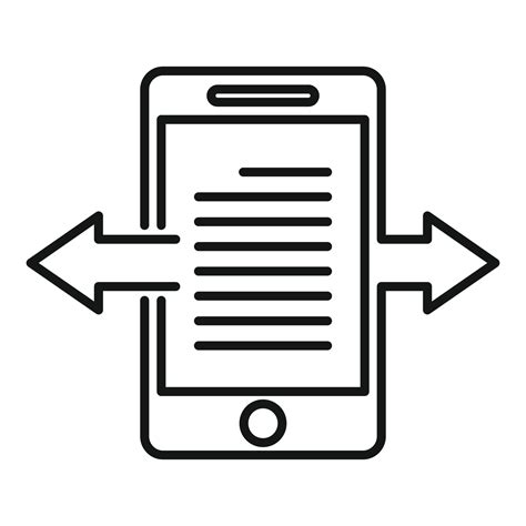 Restructuring Text Icon Outline Style 14667960 Vector Art At Vecteezy