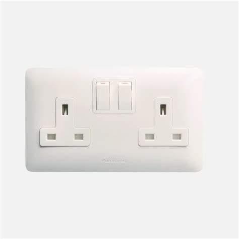 Simplus Socket Outlets 2 Gang 2d 13a Dp Switched Socket With Usb Ac