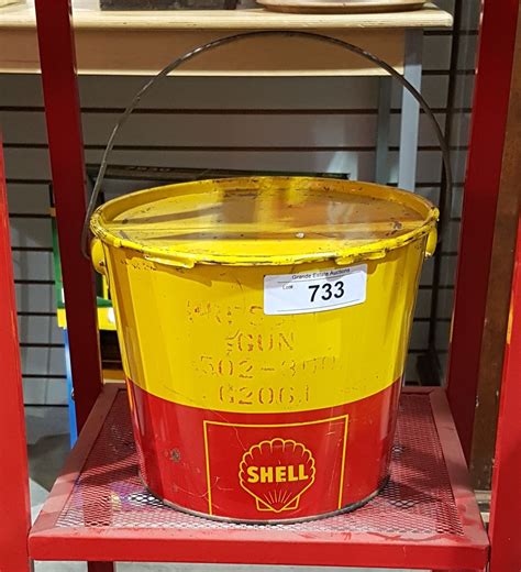 Shell Grease Pail W Lid